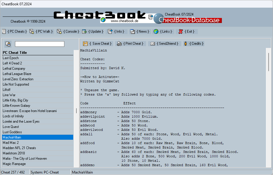 Cheatbook Issue 07/2024 - July 2024 | Cheats, Hints and Tips
